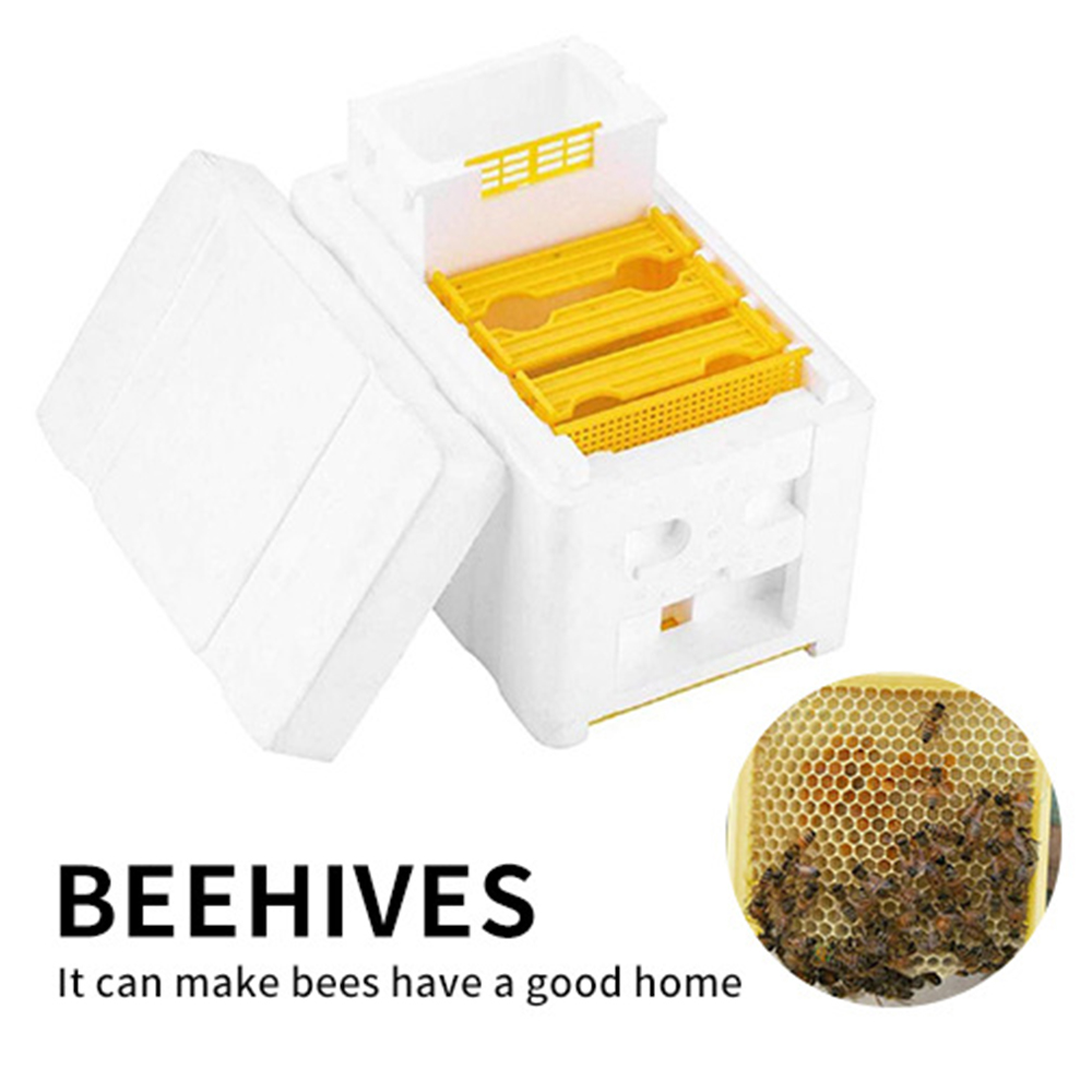 Foam Bee Mating Box with Grid Warmkeeping Waterproof Queen Breeding ...